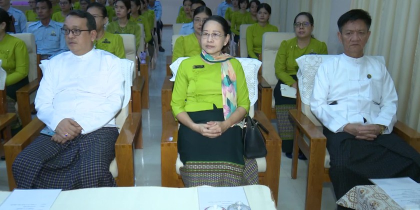 Legal knowledge training: MoC Union Minister gave an opening remark | Myanmar International TV
